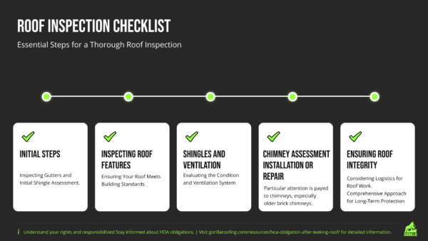 Roof Inspection Checklist - Gorilla Roofing St. Louis